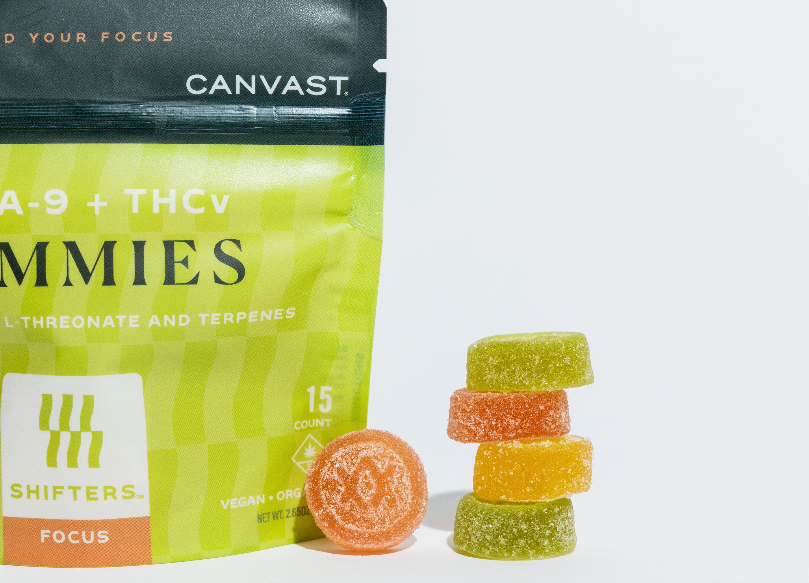 Shop Organic Vegan Cannabis Gummies & THC Edibles